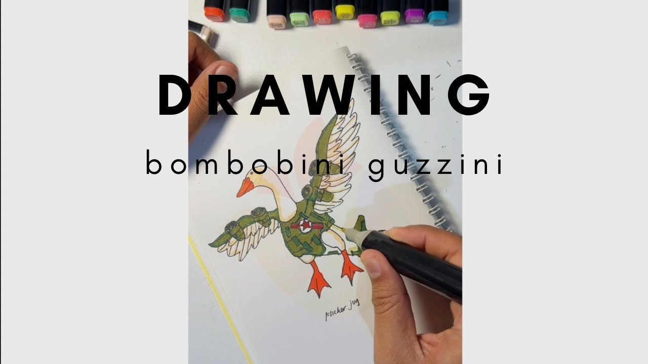 Drawing Italian brainrot Step by step I bombobini guzzini - YouTube
