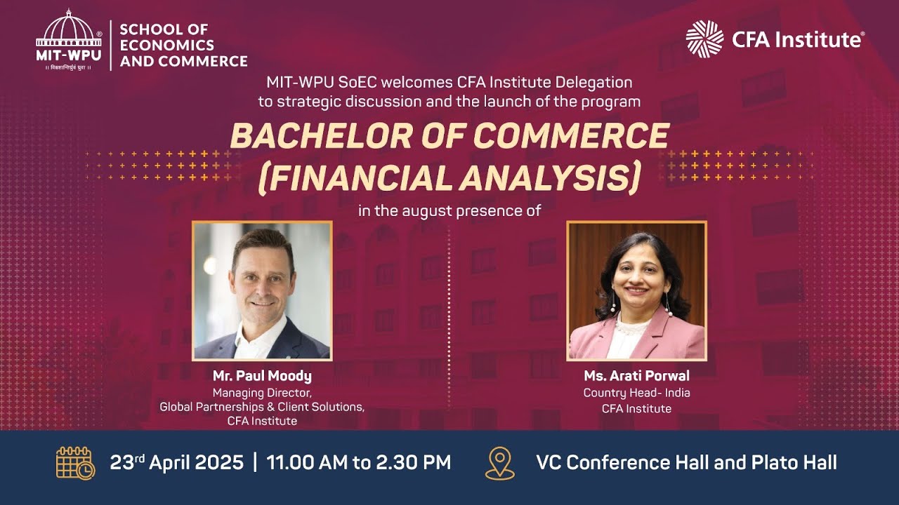 School of Economics and Commerce and CFA Institute, USA. BACHELORS OF ...