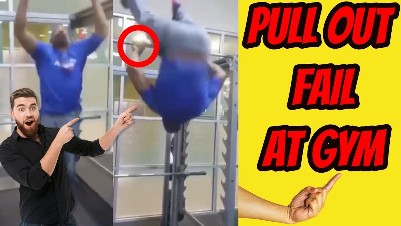 Pull Up Fail At Gym You Won't Believe What Happened - YouTube