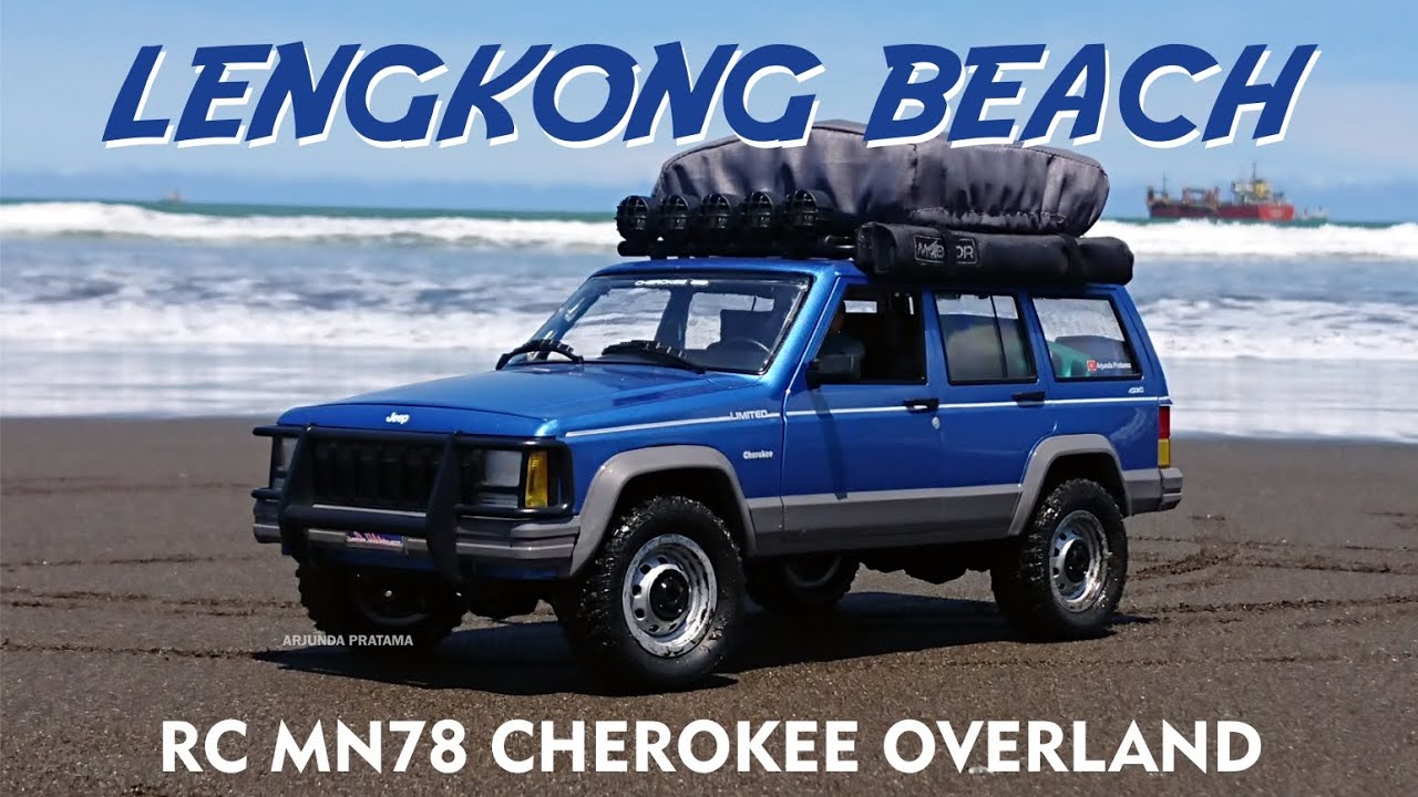 TRIP TO LENGKONG BEACH • RC MN78 CHEROKEE OVERLAND - YouTube