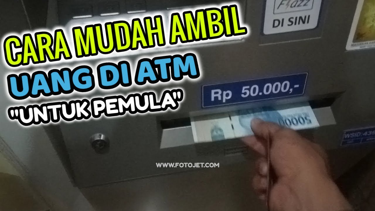 2 CARA AMBIL UANG DI ATM BCA - BAGI PEMULA - YouTube