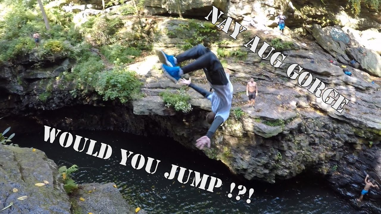 65 ft Cliff Jumps!!! | Nay Aug Gorge w/ Big Swings Crew and Friends ...