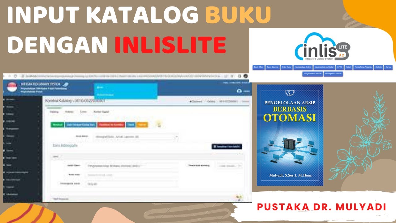 Entri Katalog Buku dengan Inlislite - YouTube
