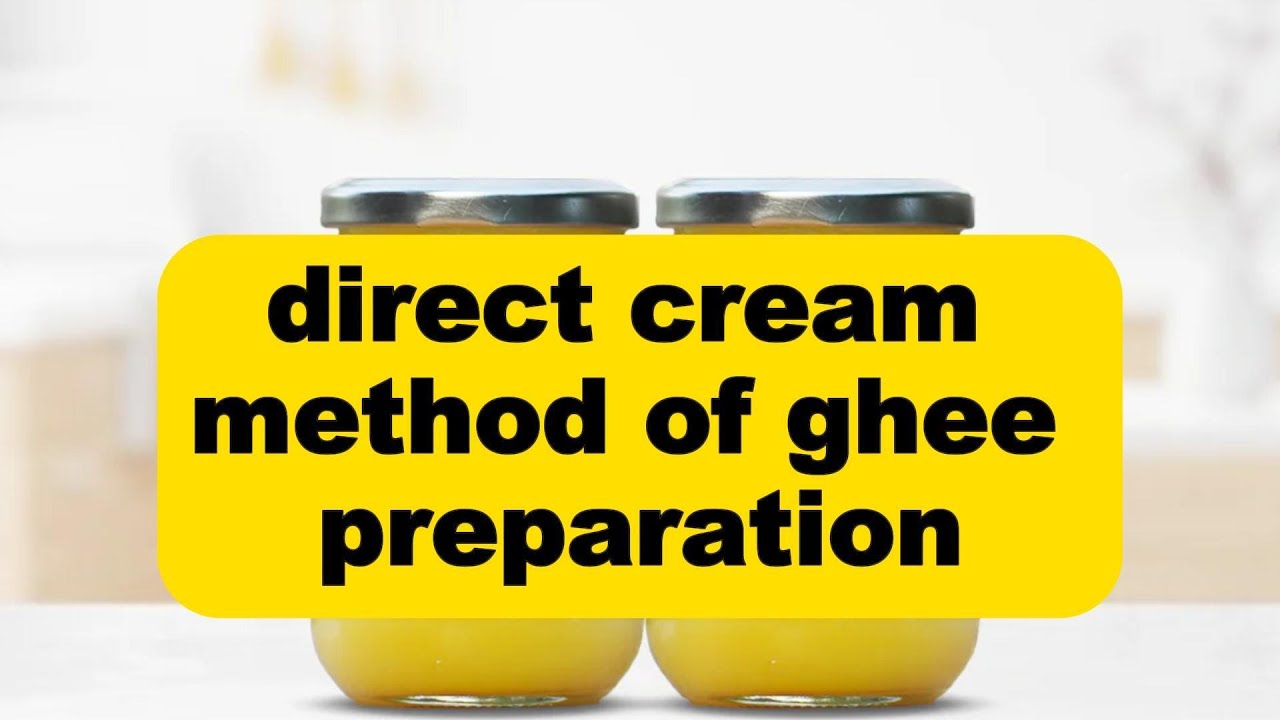 DIRECT CREAM METHOD OF GHEE PREPARATION #youtube #youtubeshorts # ...