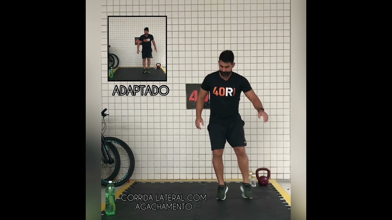 CORRIDA LATERAL COM AGACHAMENTO - YouTube