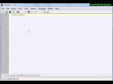6 Disable Mouse and Keyboard Using Autoit Part 2 - YouTube