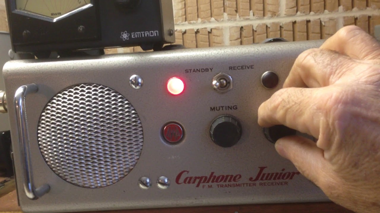 AWA MR6A Carphone Junior - Six Metre FM Band - YouTube