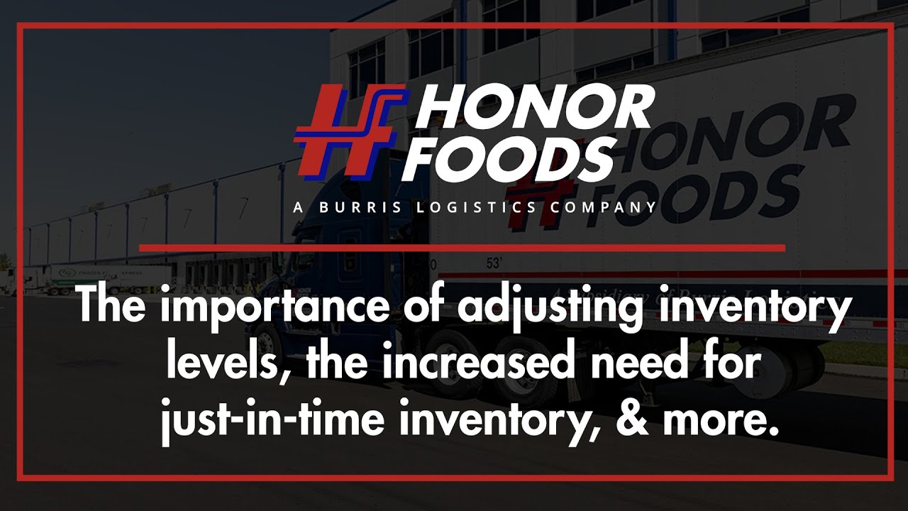 The importance of adjusting inventory levels, the increased need for ...
