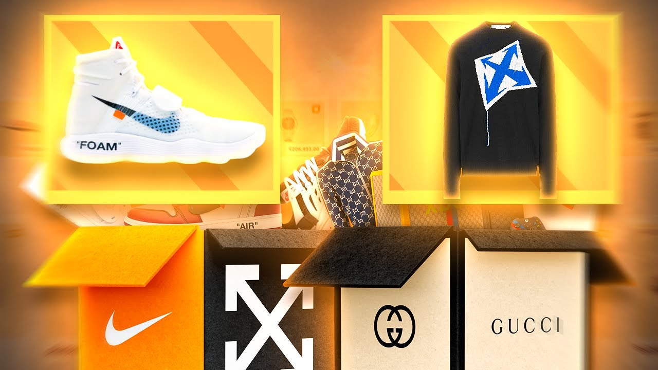 INSANE HITS ON THE NIKE x OFF-WHITE CASE!! (hypedrop) - YouTube