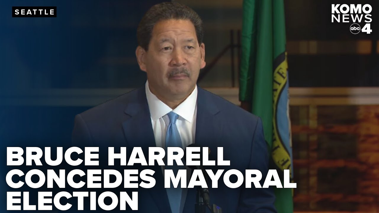 FULL SPEECH: Bruce Harrell concedes Seattle mayoral race to Katie ...