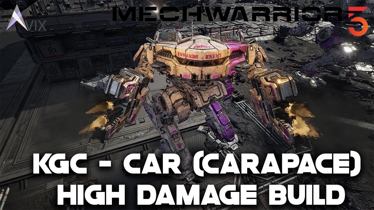 King Crab Carapace HIGH DAMAGE Build | Mechwarrior 5 Mercenaries - YouTube