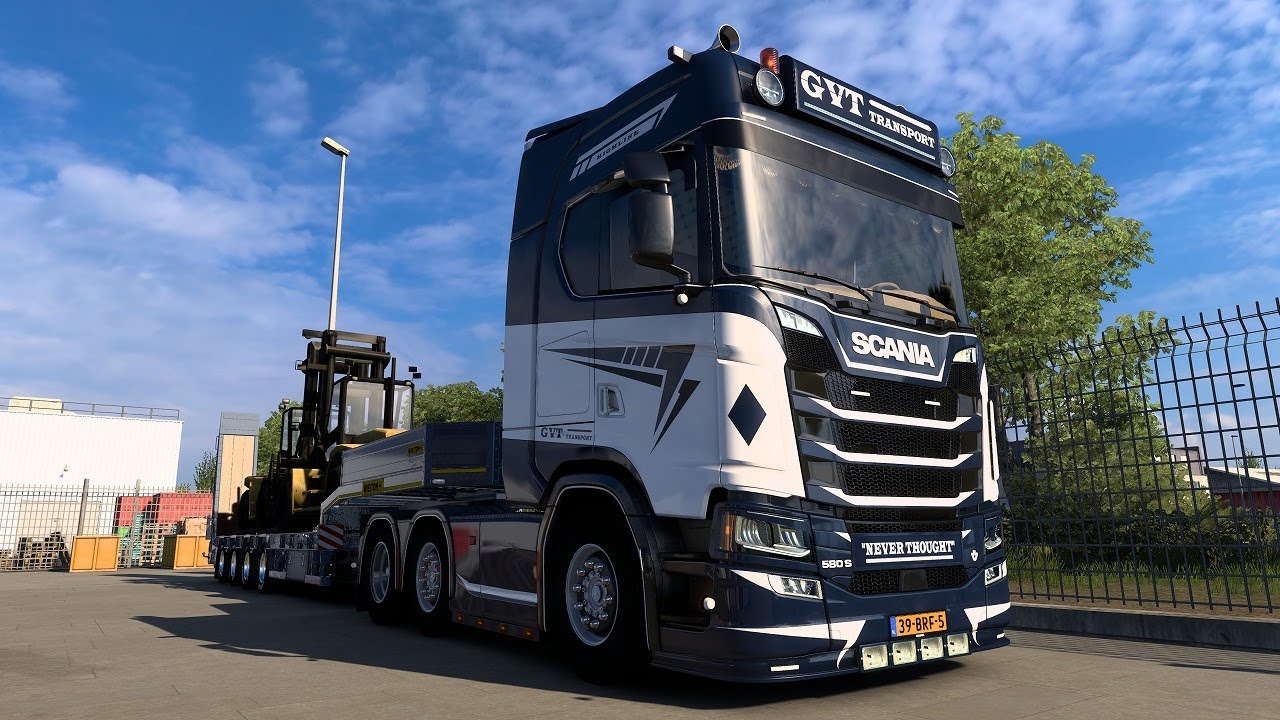 Scania S V8 GVT Transport High Roof 580hp【ETS2】Euro Truck Simulator 2 ...