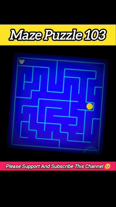 Maze Puzzle 🧩| How I Solve This Maze Puzzle ! | Maze Puzzle Level - 103 #gaming #puzzle #shorts ...