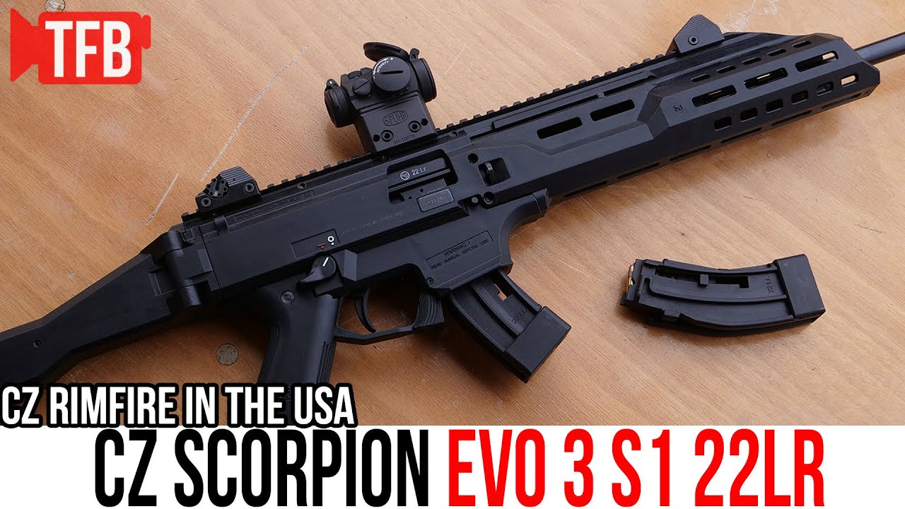 The 22LR CZ Scorpion Evo 3 S1 Finally Makes Its Way to the USA! - YouTube