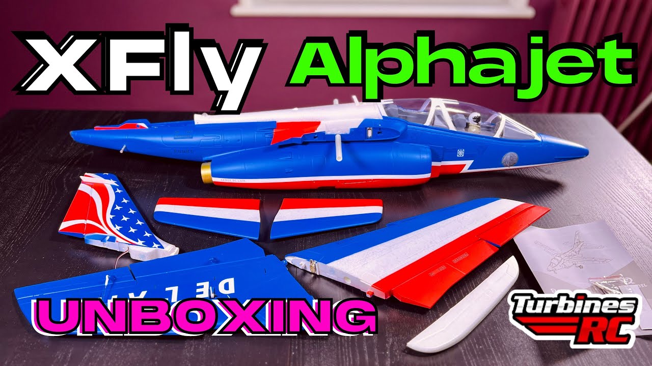 UNBOXING • XFly-Model Alphajet 80mm EDF PNP RC PLANE • (English ...