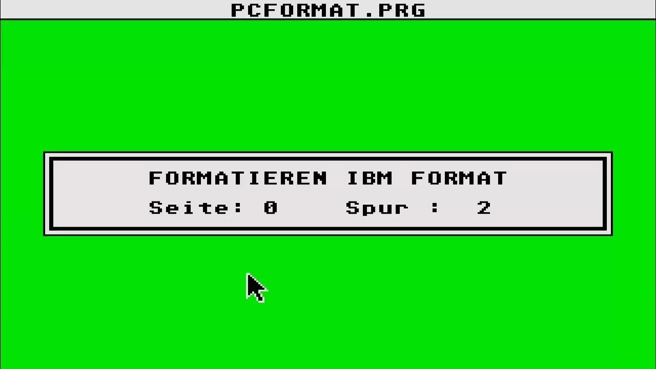Atari St Formatter Utility Ibm Pc Formatter By Thomas Weinstein Youtube