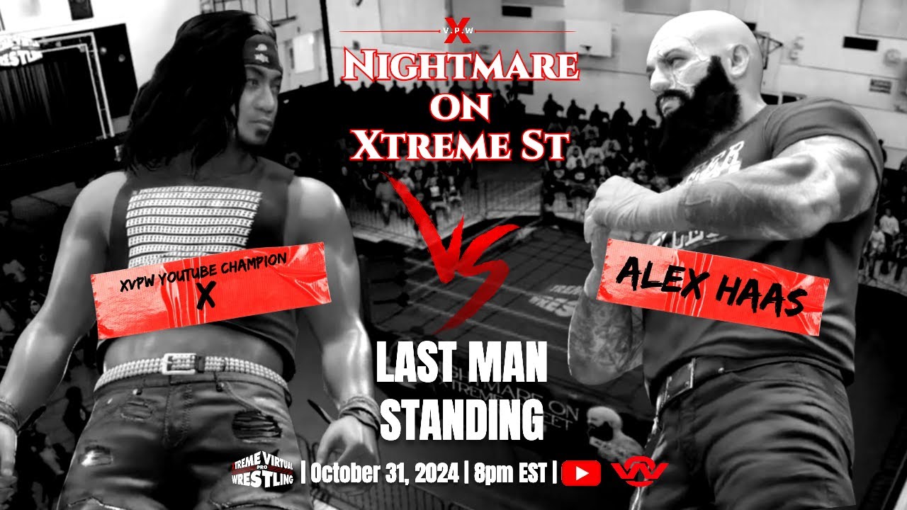 WWE 2k24 | vs Alex Haas | LAST MAN STANDING | Nightmare on Xtreme St ...