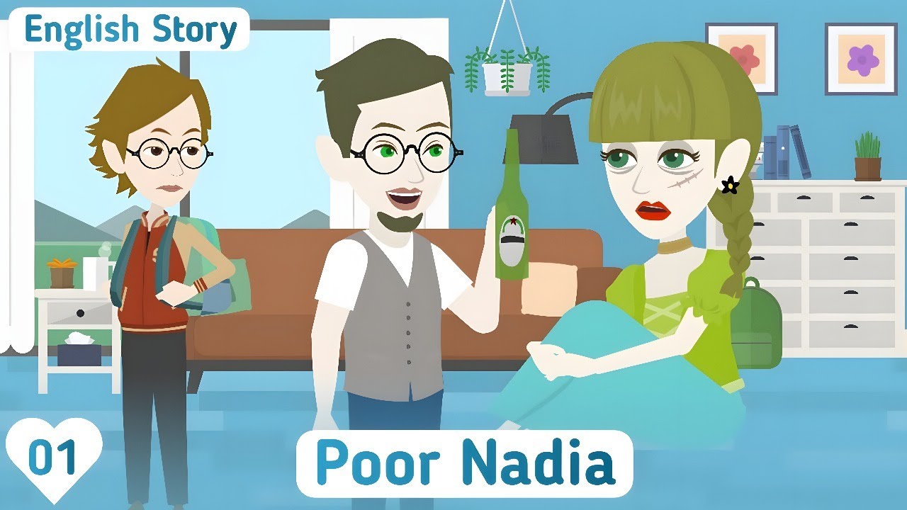 Poor Nadia: EP01 | English Learning Story | Invite English - YouTube