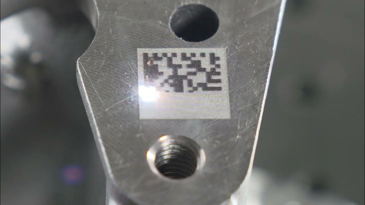 Fiber Laser Marking Datamatrix Aluminum PRO - YouTube