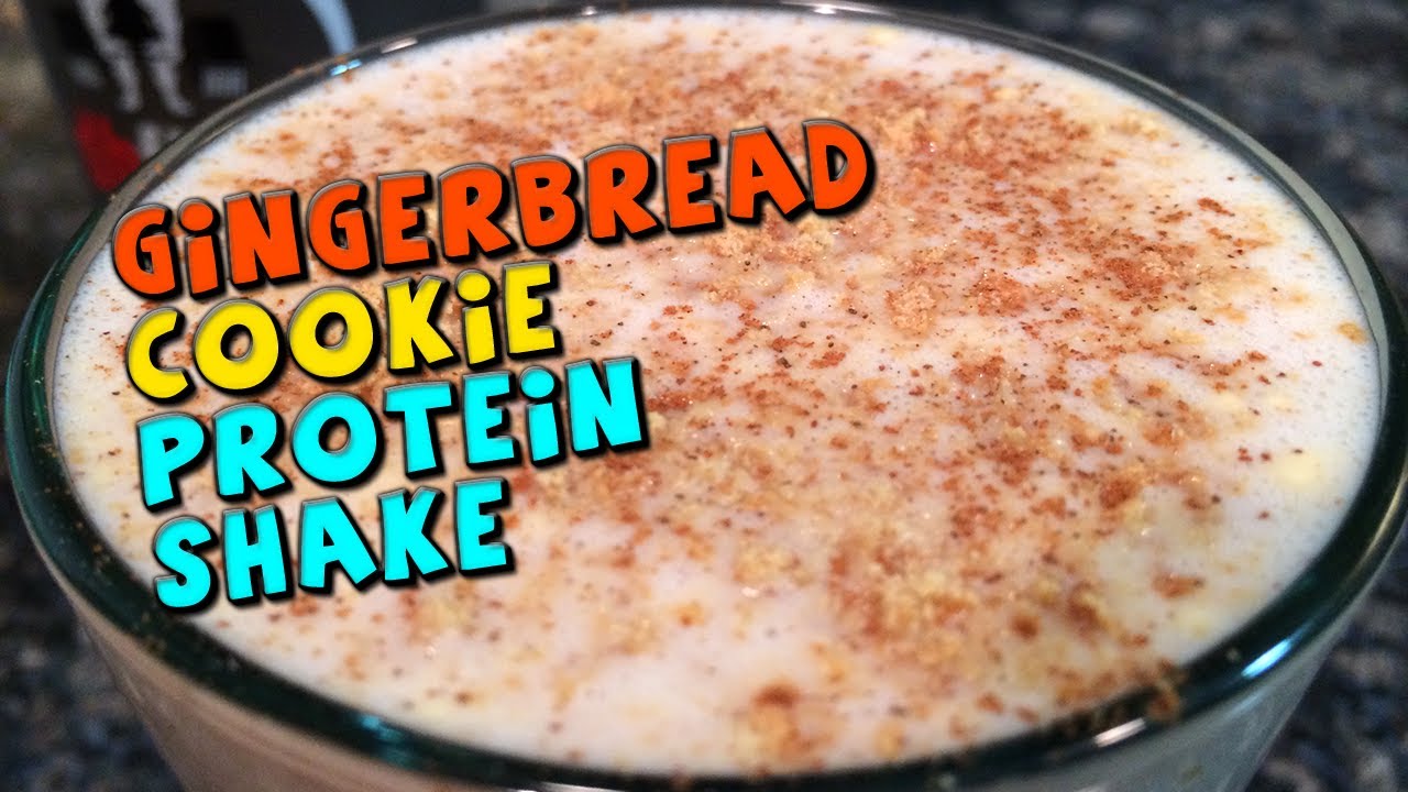 Gingerbread Cookie Protein Shake | Healthy Holiday Drink - YouTube