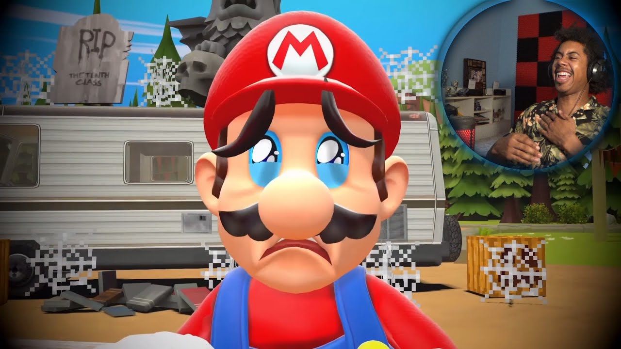 Poor Weegee LOL Mario Plays Mario exe ft Luigi | (Skylight Reacts) - YouTube