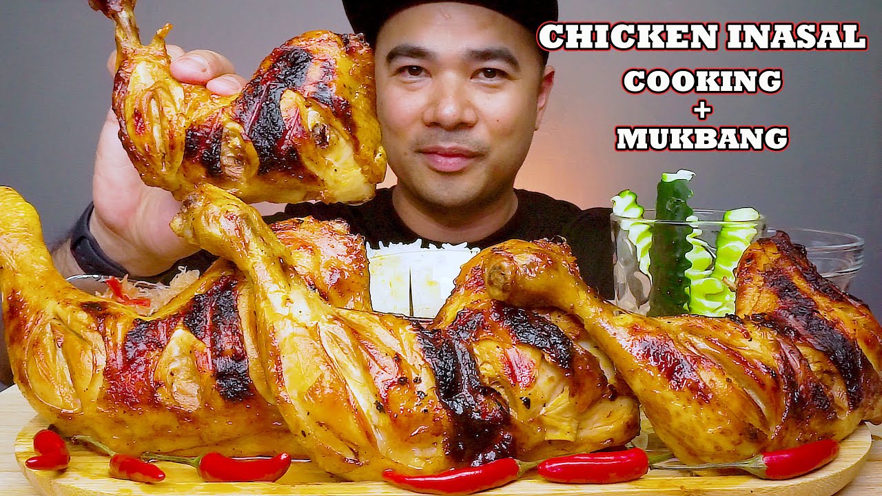 CHICKEN INASAL COOKING MUKBANG | GRILLED CHICKEN | MANG INASAL CHICKEN ...