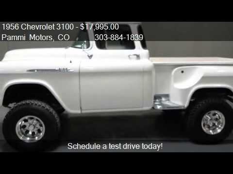 1956 Chevrolet Apache Custom 3100 Big Window 4WD NAPCO tribute - YouTube