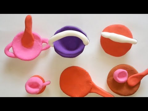 Kids kitchen toys using clay | Clay video | Children entertainment ...