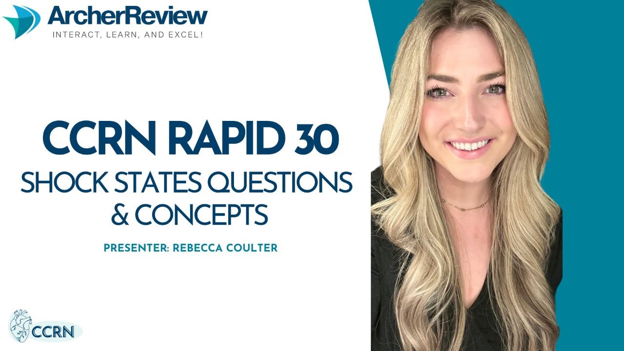 CCRN Rapid 30: Shock State Questions and Concepts - YouTube