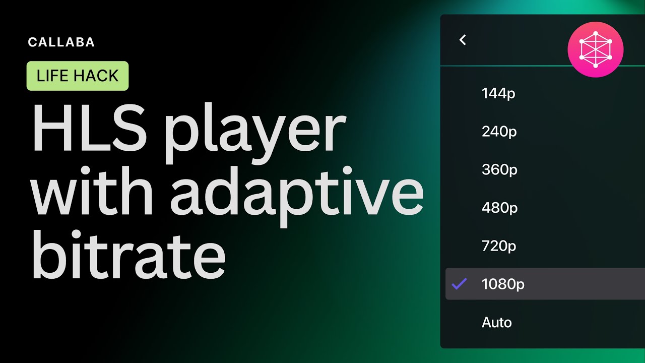 Universal HLS player with adaptive bitrate - YouTube