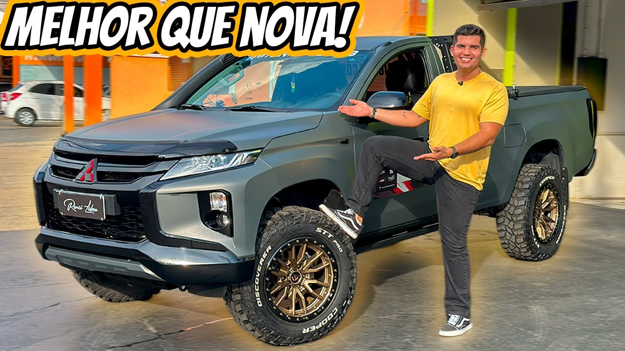 Mitsubishi L200 Cabine Simples 2022 - ÚNICA NO BRASIL super MODIFICADA ...