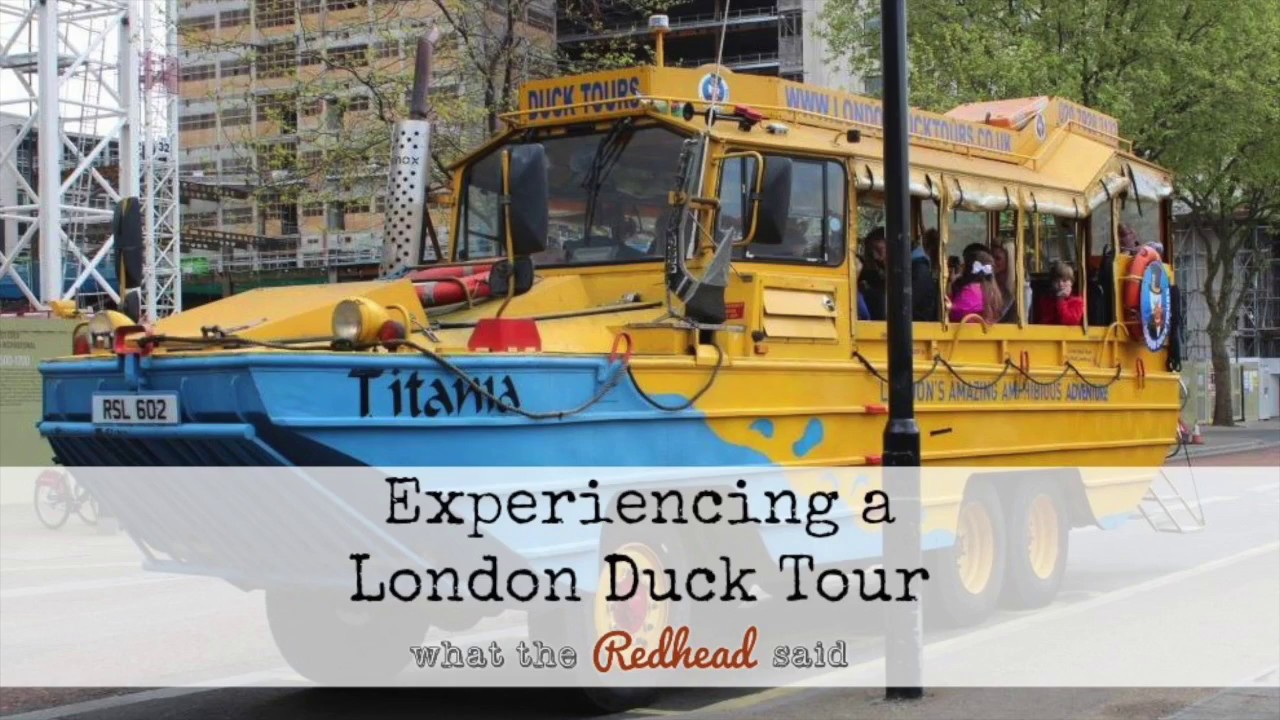 Experiencing a London Duck Tour - YouTube