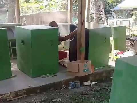Mcv cebu box maker w/ 2nd coat primer coating - YouTube