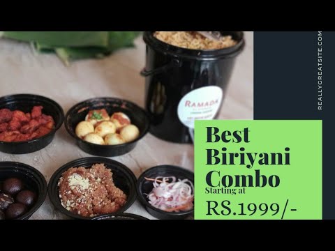 Biggest Biryani combo with great taste from Hotel Ramada star hotel ...