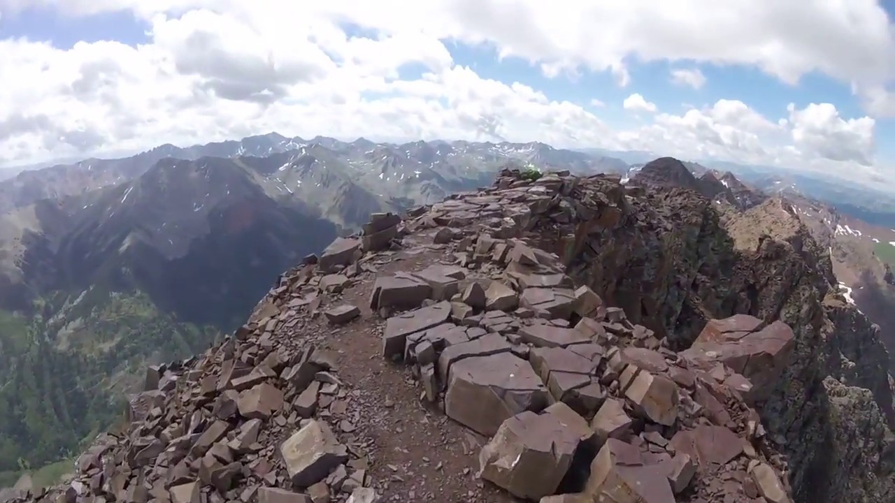 Pyramid Peak Summit - YouTube
