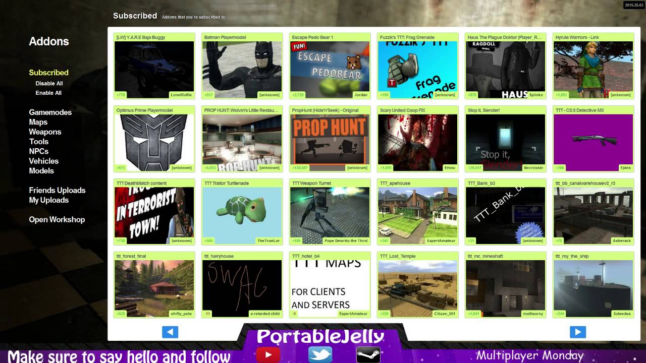 Garrys Mod (Multiplayer Monday) - 1 / 2 - YouTube