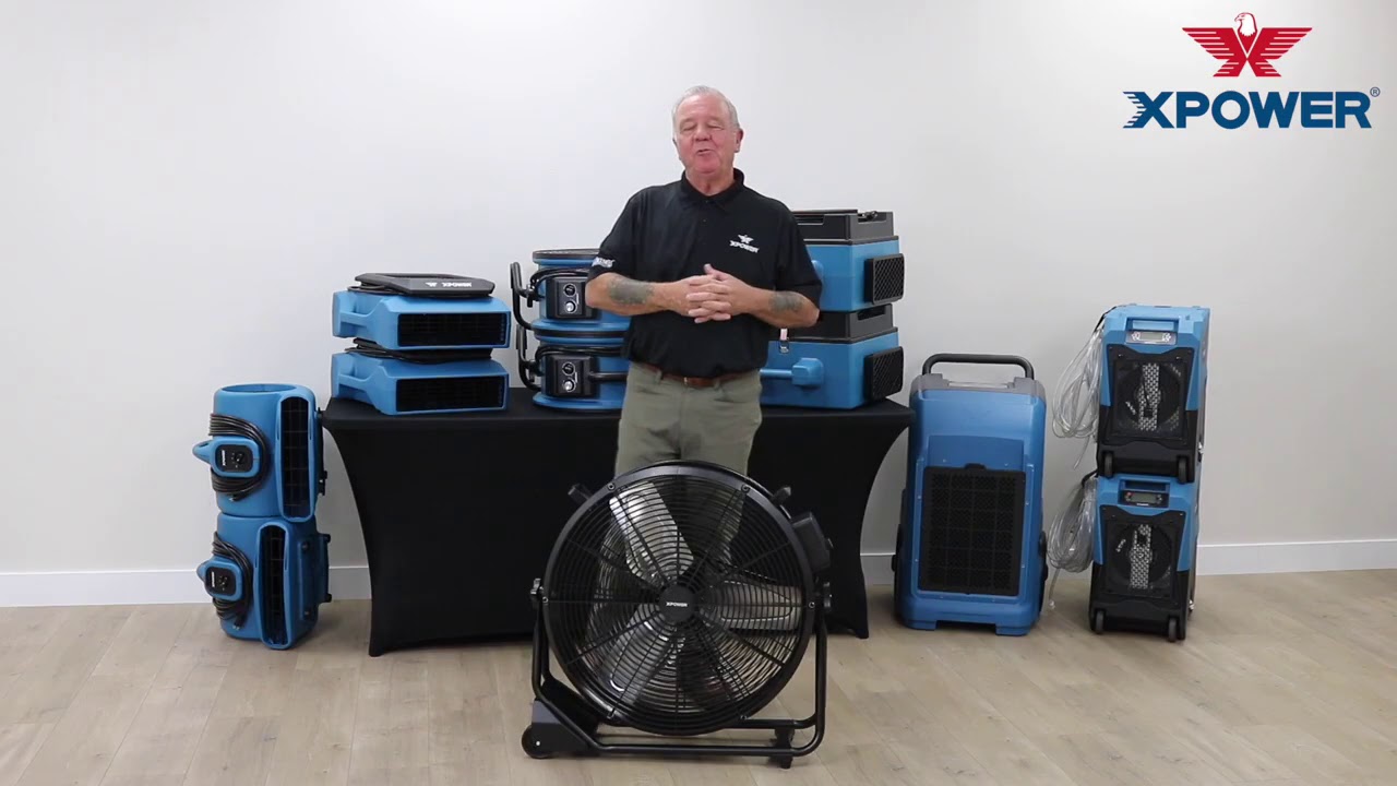 XPOWER FD 650DC 1 2HP 9500 CFM Variable Speed Enclosed Brushless DC ...