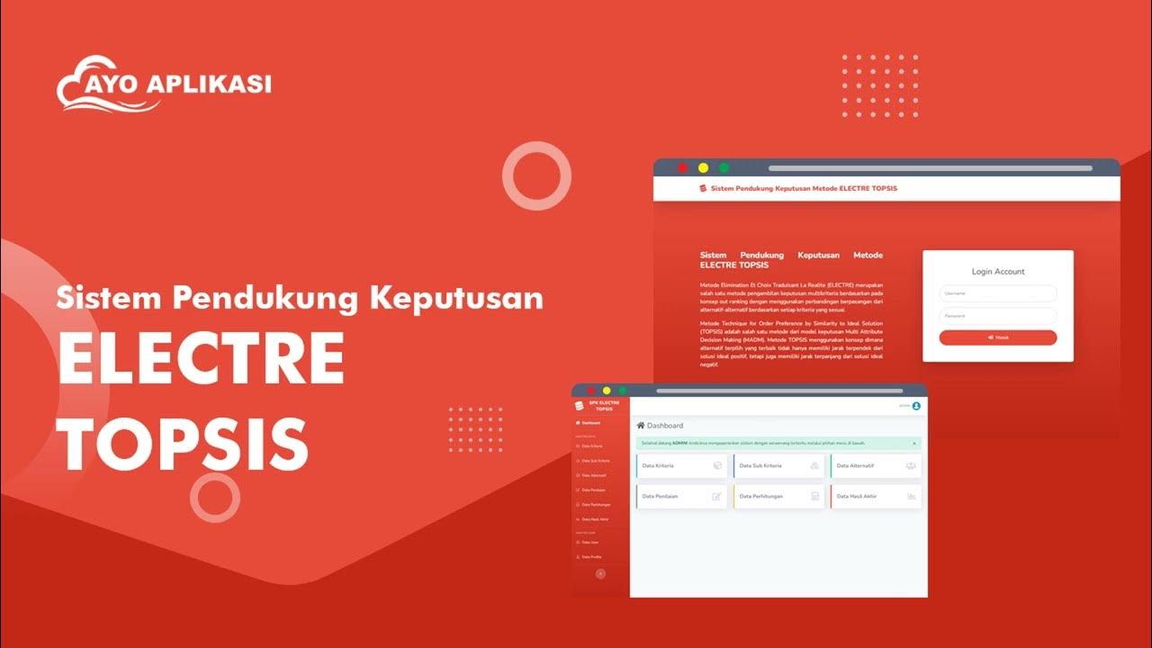 Source Code Aplikasi Sistem Pendukung Keputusan (SPK) Perbandingan Metode ELECTRE Dan TOPSIS ...