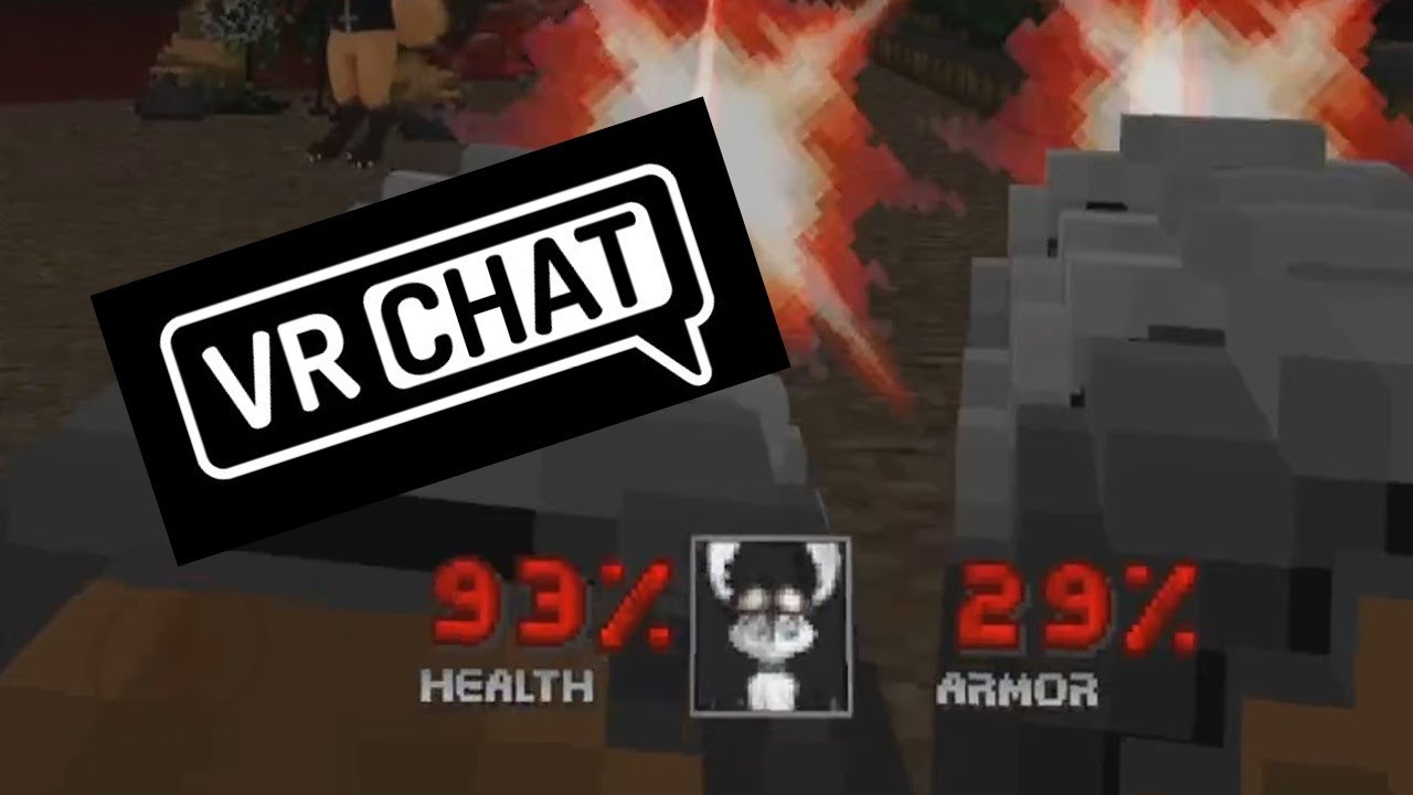 A furry playing DOOM in VR?! | VRChat Gameplay - YouTube