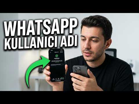 WHATSAPP KULLANICI ADI NASIL ALINIR