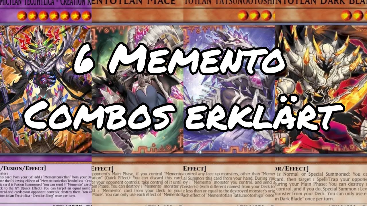 Yu-Gi-Oh! Memento Combo Guide! 6 Combos erklärt! - YouTube