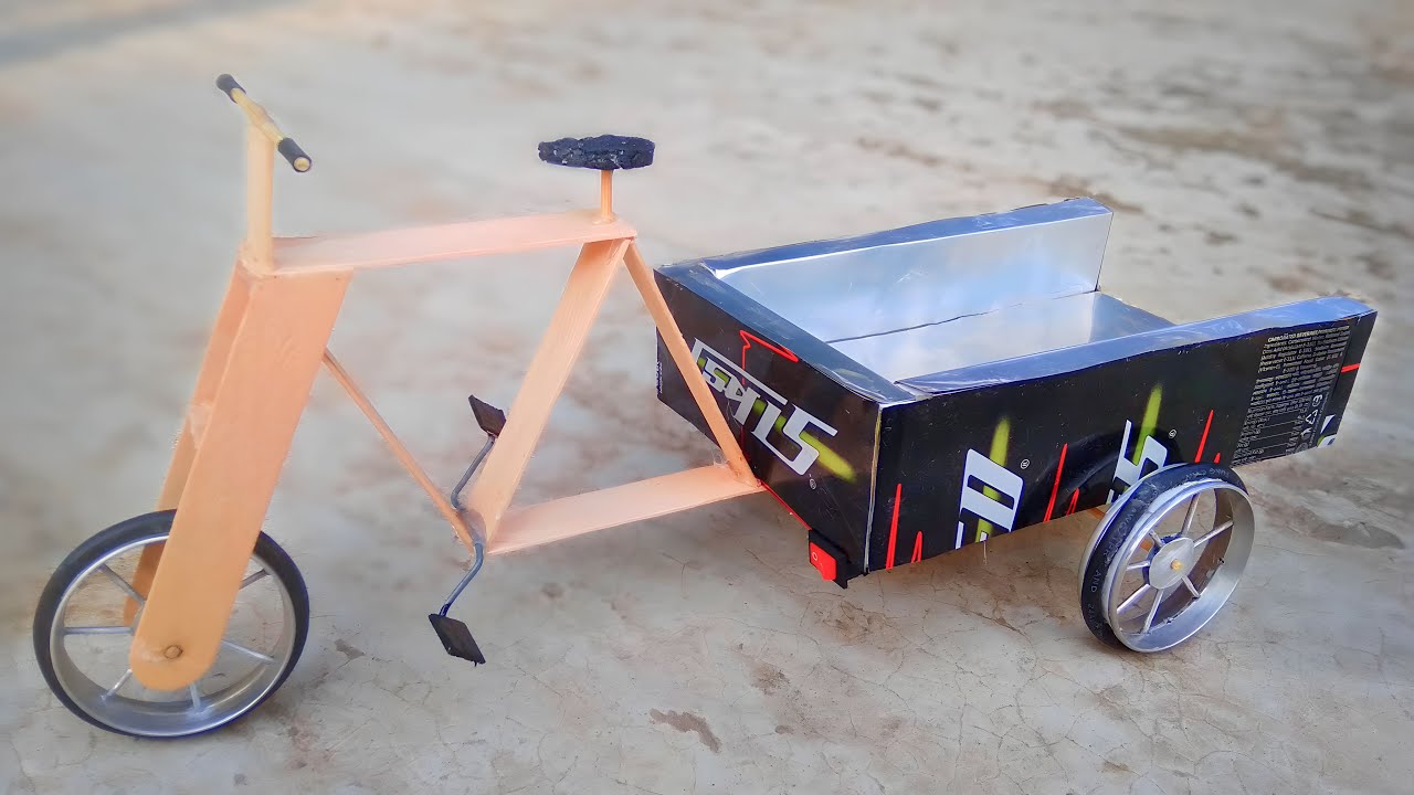 Build a Electric Cargo Cycle Rickshaw Using Soda Cans - Electric Cargo ...