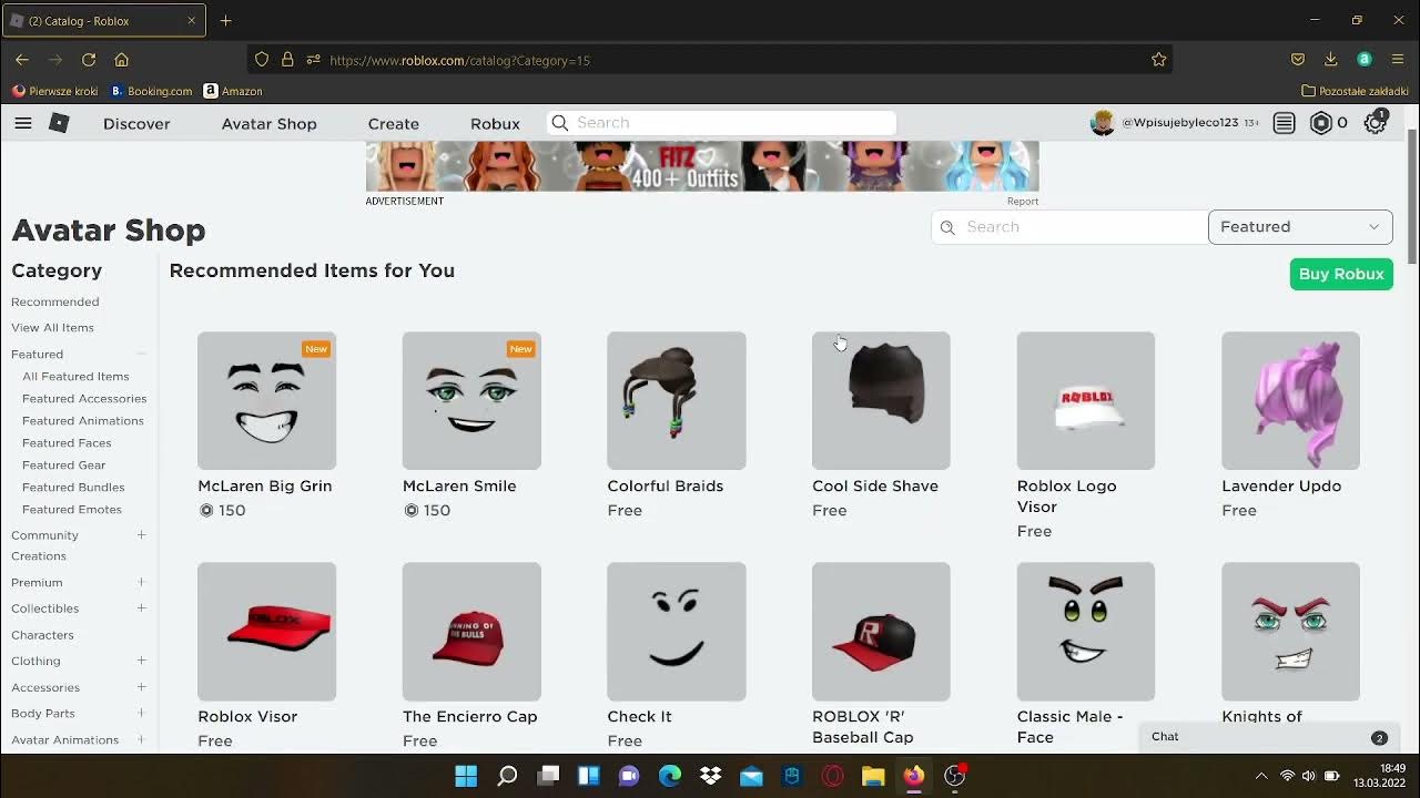 JAK ZROBIĆ FAJNY AVATAR W ROBLOX ZA DARMO!! - YouTube