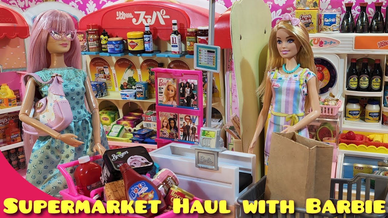 Barbie Supermarket Haul and Routine Zuru Mini Brands - Dolly Dreamland ...