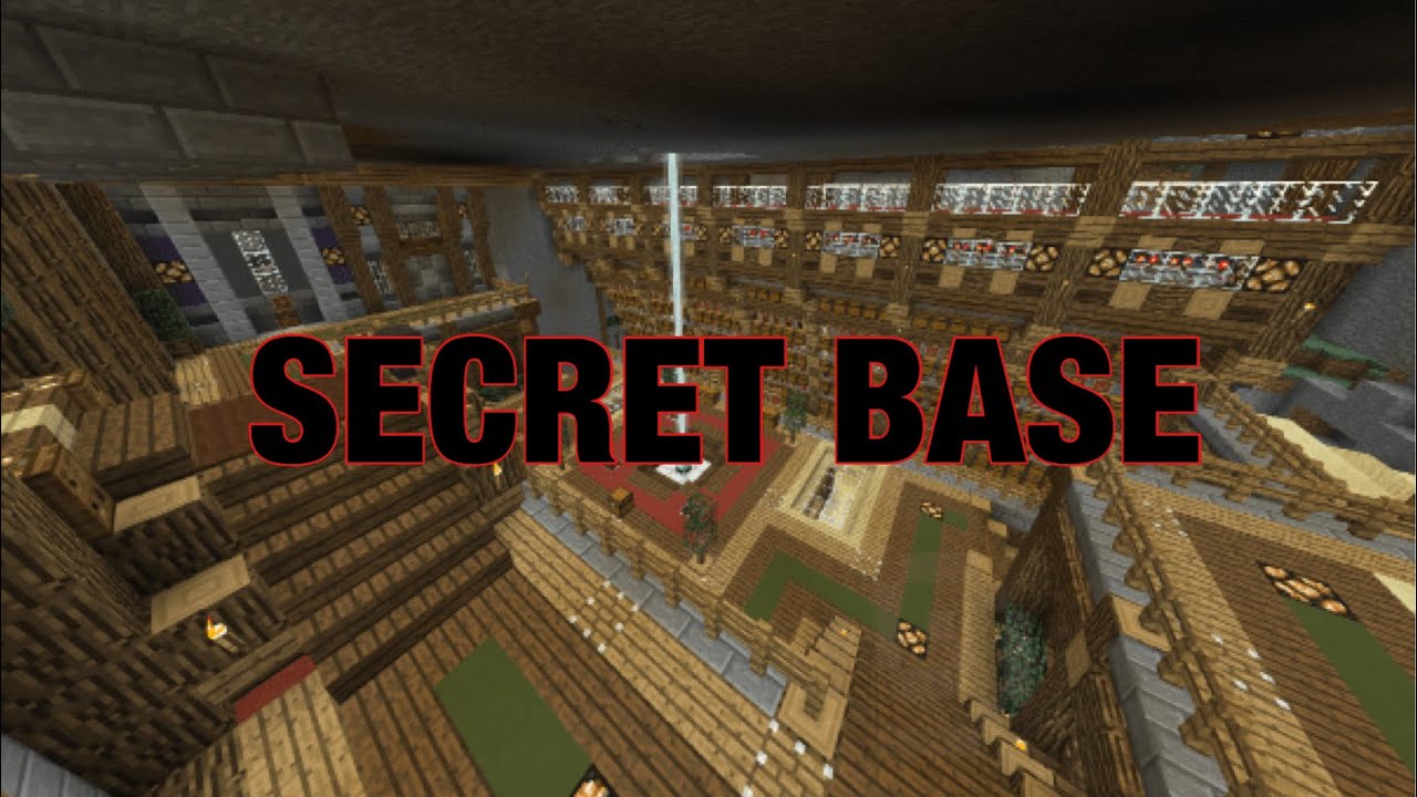 SECRET BASE IN MINECRAFT!?!? - YouTube