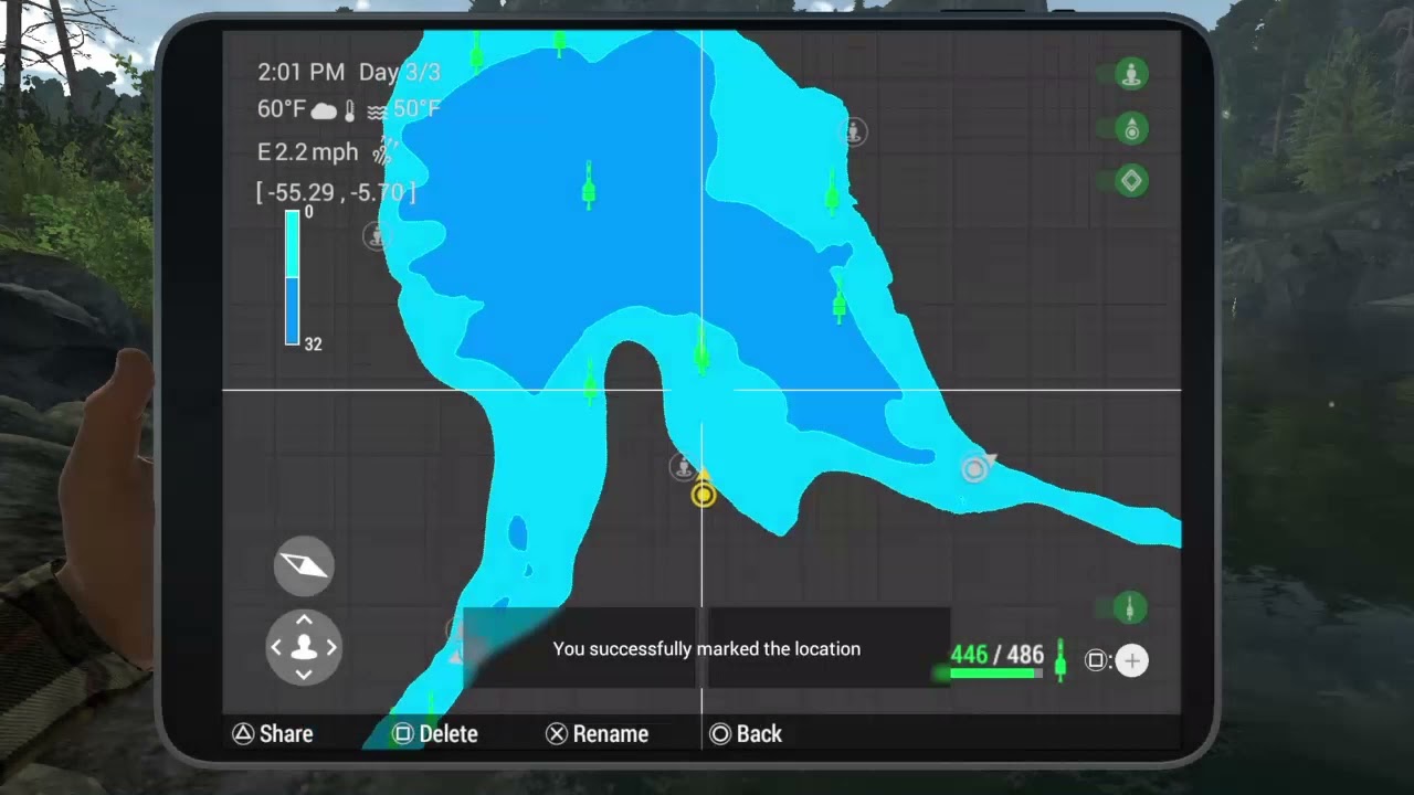 Falcon Lake Fishing Map Contact