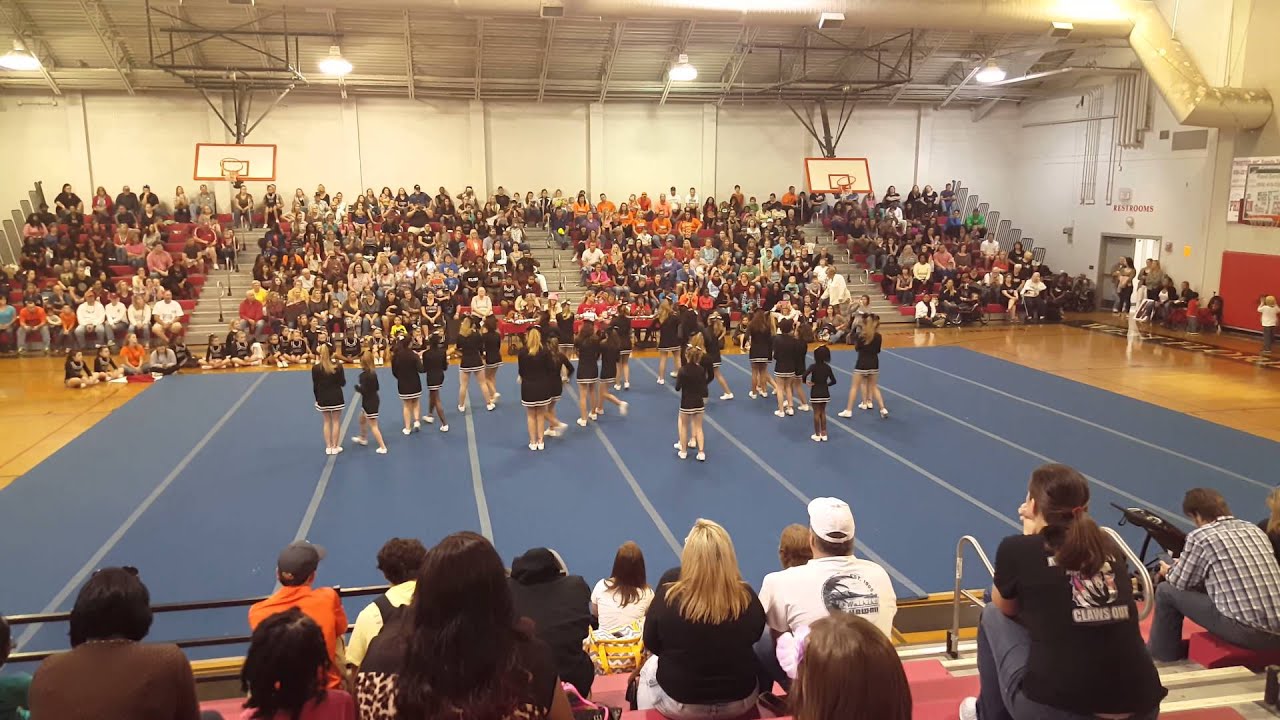 Navarre midget cheerleaders 2015 - YouTube