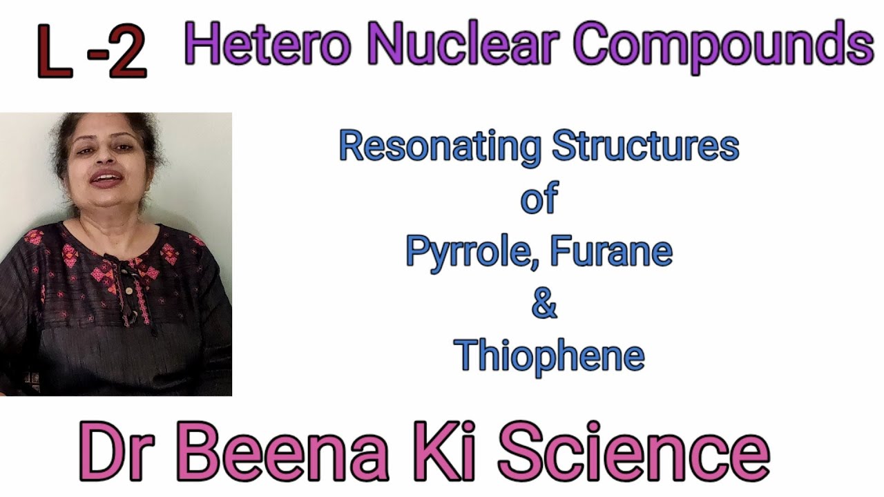 Resonating Structures of Pyrrole, Furane & Thiophene - YouTube