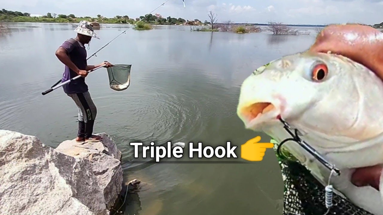 lab lab fishing🎣triple hook fishing - YouTube
