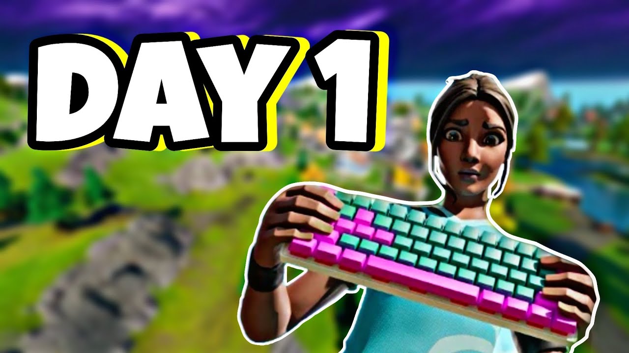 Week 1 Fortnite Keyboard and Mouse Progression! (Day 1) - YouTube